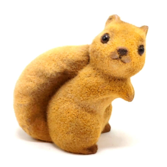 Vintage | Accents | Vintage Fuzzy Ceramic Squirrel Bank | Poshmark